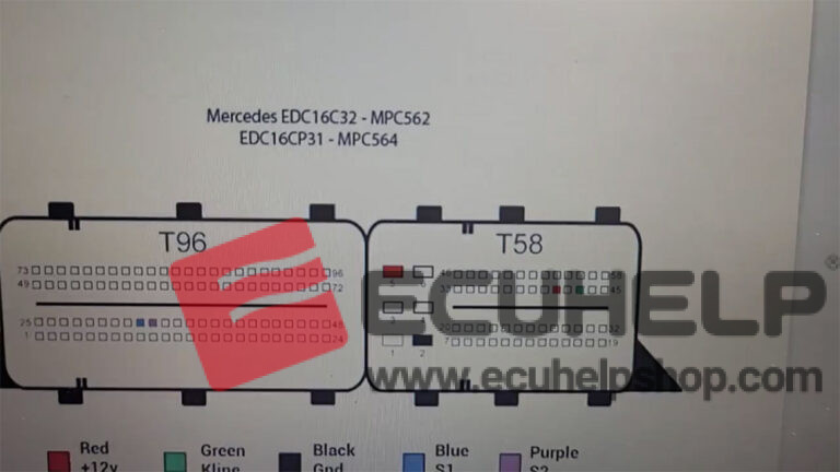 ECU Bench Tool EDC16 EDC17 MED17 “S1 and S2 pinout error