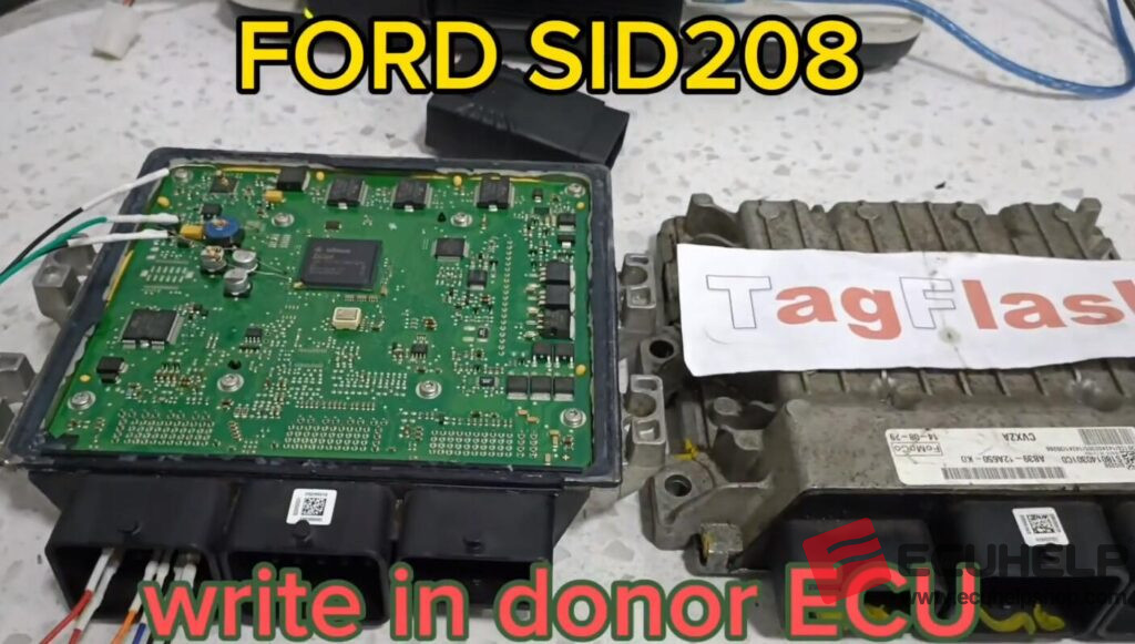 Clone Ford SID208 with TagFlash No Problem