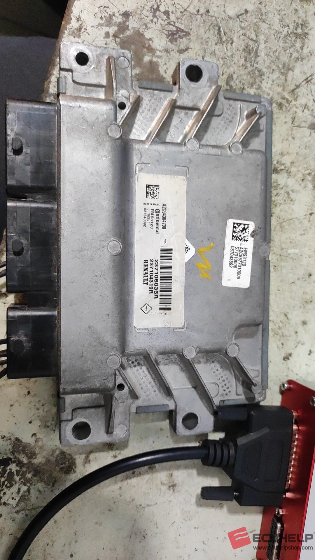 PCMtuner Read Renault Logan EMS 3120 ECU via OBD