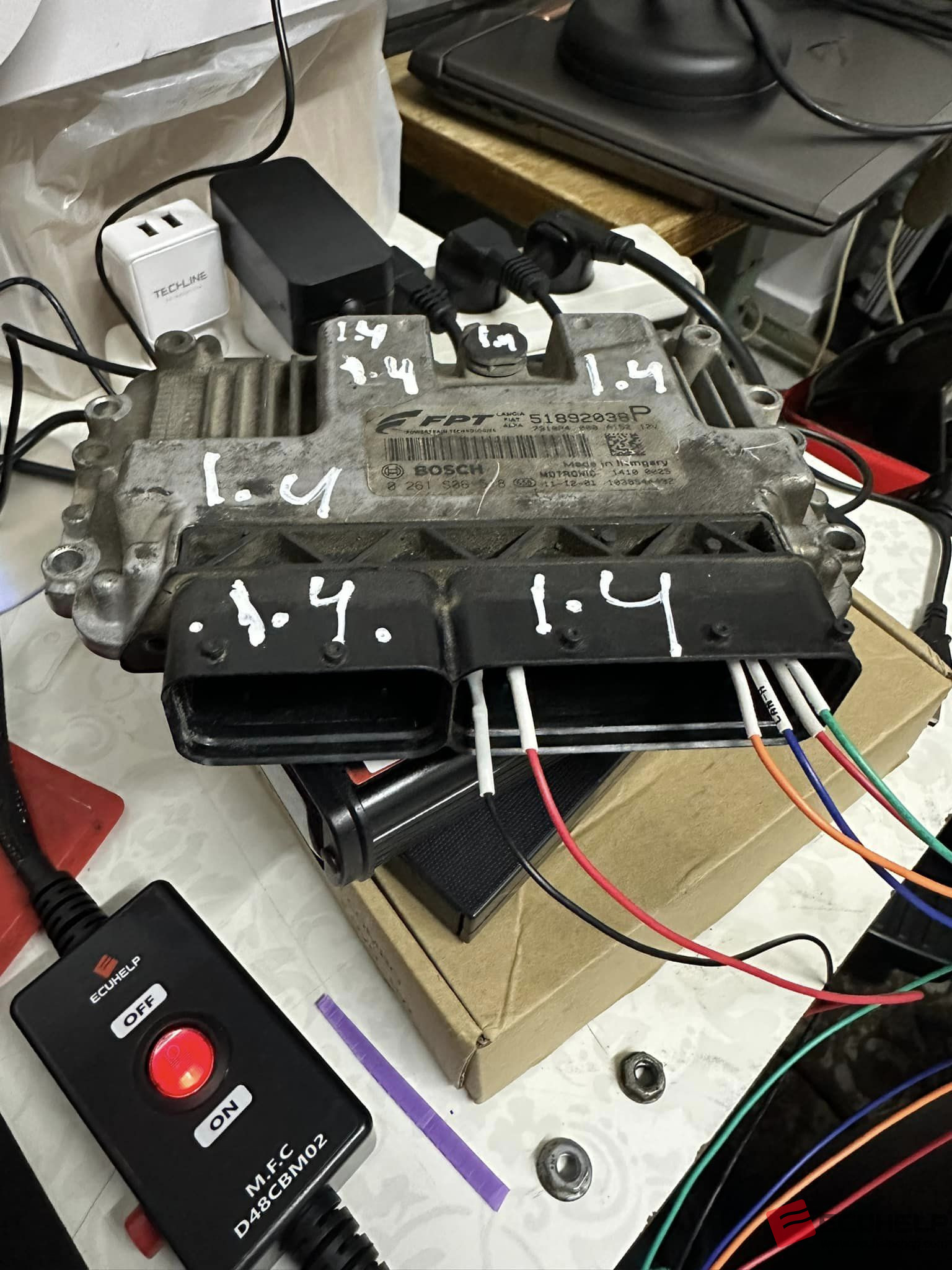 KT200 Read Write Fiat Bosch ME7.9.10 Full System / Boot Mode