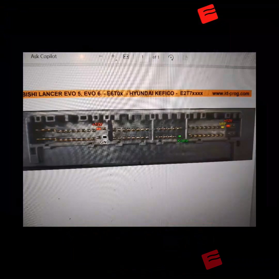 Read Write MITSUBISHI E6T0X BOOT MODE with KT200II
