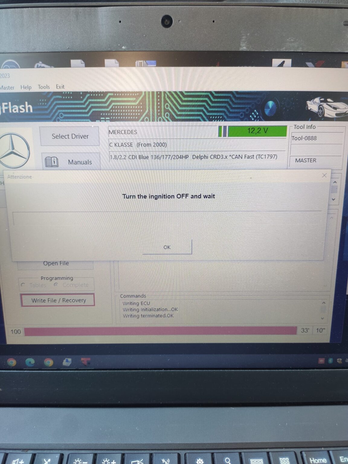 Program Mercedes DELPHI CRD3.10 with TagFlash ECU Programmer