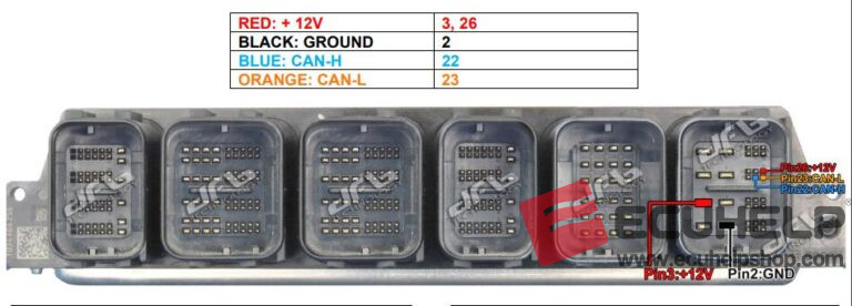 KT200 Read and Write Mercedes MD1CP001 on Bench
