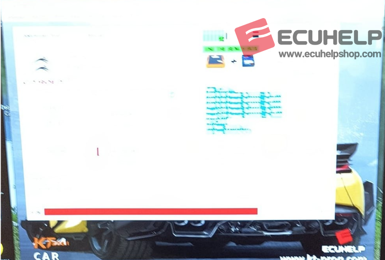 KT200II Read Write Citroen Md1cs003 on Bench