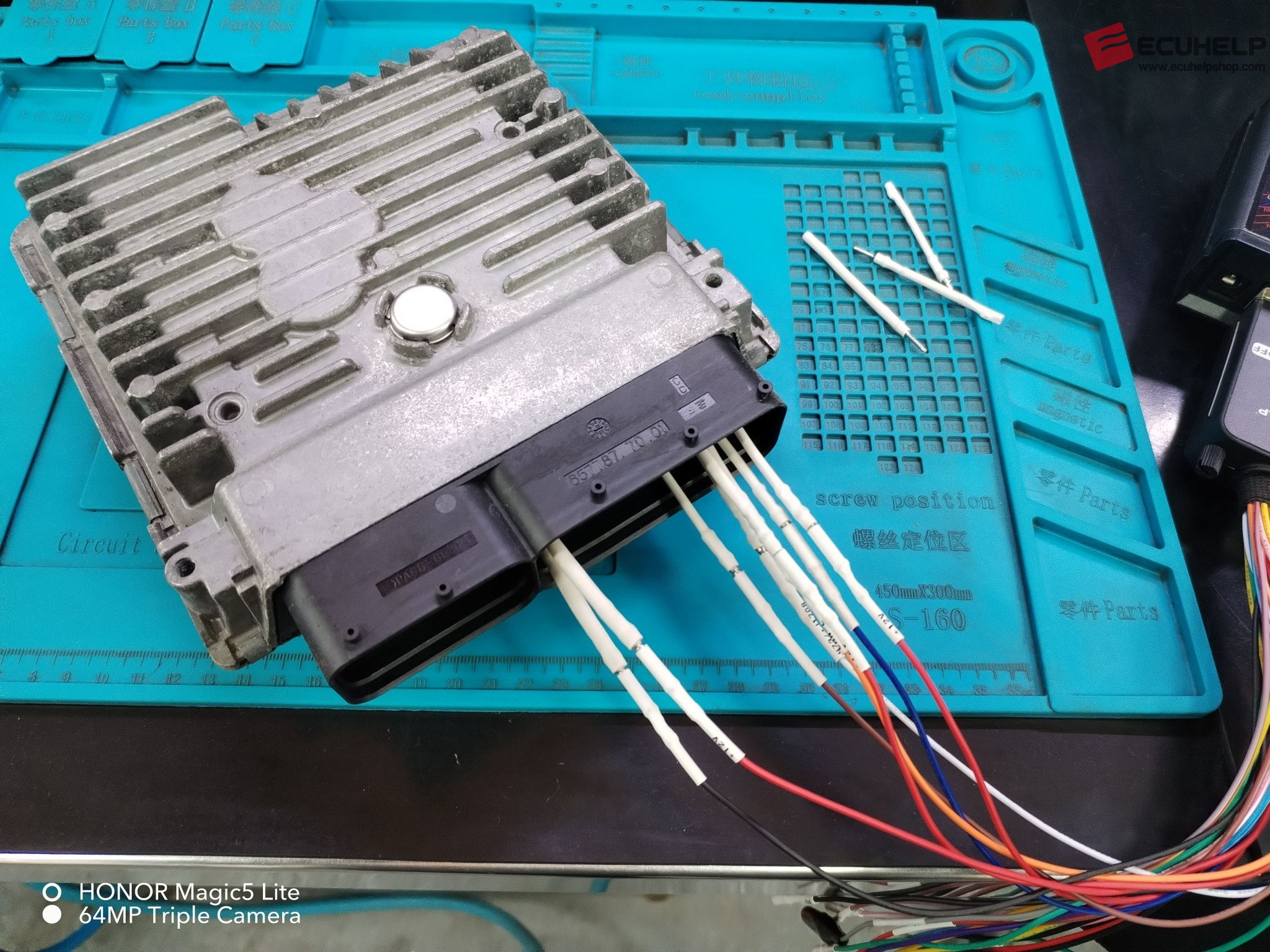 KT200II Read Write Skoda Fabia 1.6 tdi Simos PCR2.1 on Bench