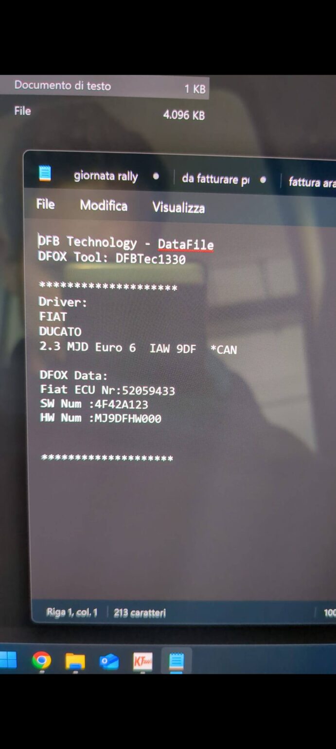 K200II Read and Write Fiat ducato Marelli mjd 9df via OBD