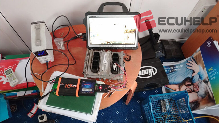 KT200II read write Md1ce101 FPT Merlo both Bench OBD mode ok