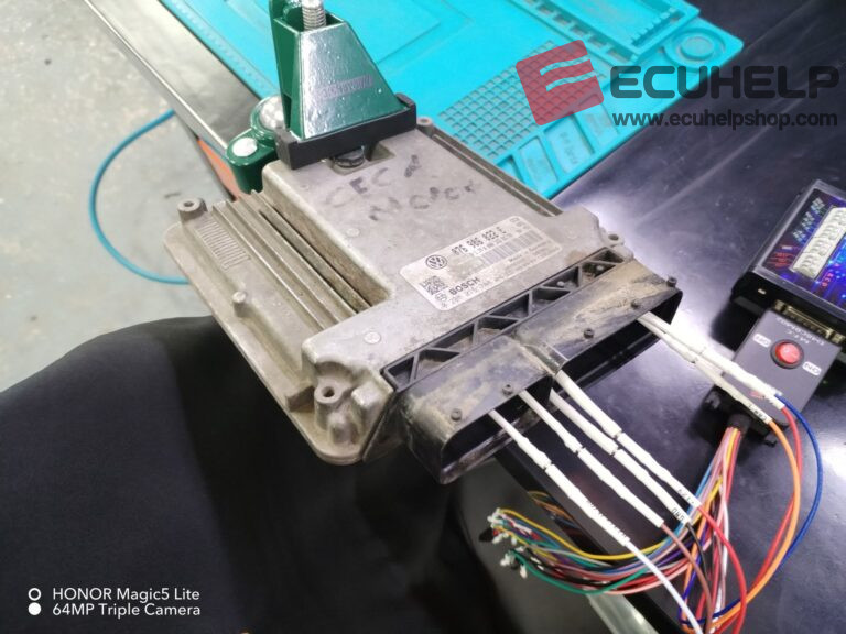 KT200II read write VW Crafter edc17cp20 on Bench