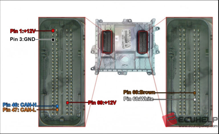 KT200II Read Write Case 521g Edc17cv41 TC1797 on Bench