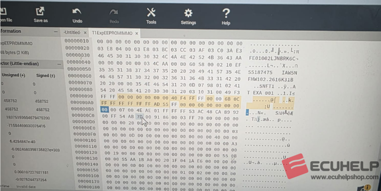 KT200II Read and Write Fiat Marelli IAW 5NF on Bench